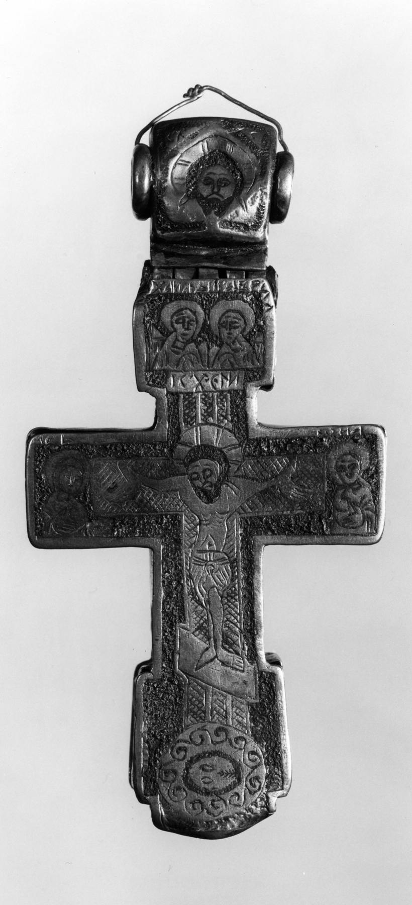 Pectoral Cross with the Crucifixion and Six Saints | The Walters Art Museum