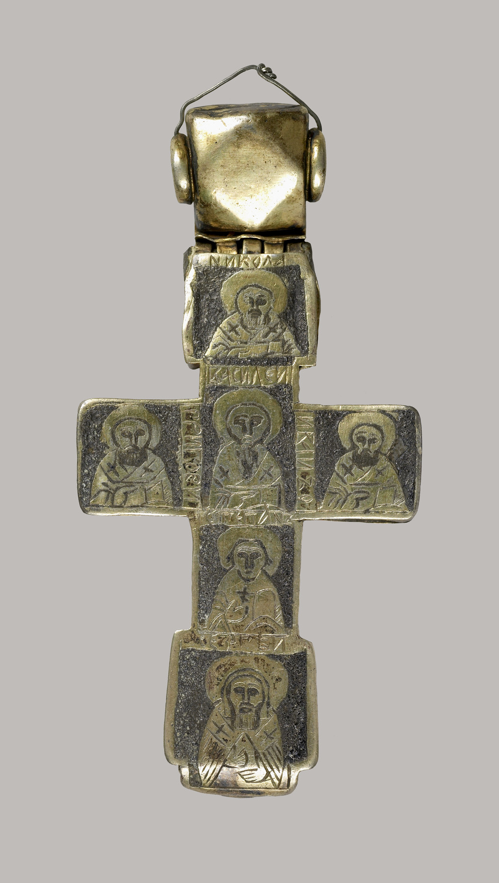 Pectoral Cross with the Crucifixion and Six Saints | The Walters Art Museum