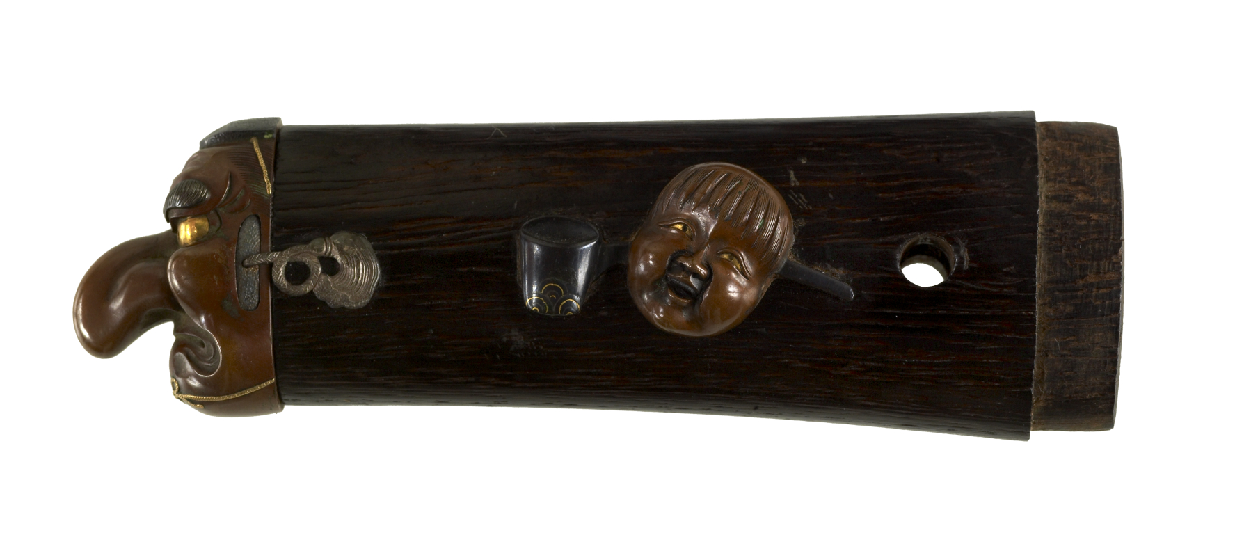 Tsuka with Masks | The Walters Art Museum