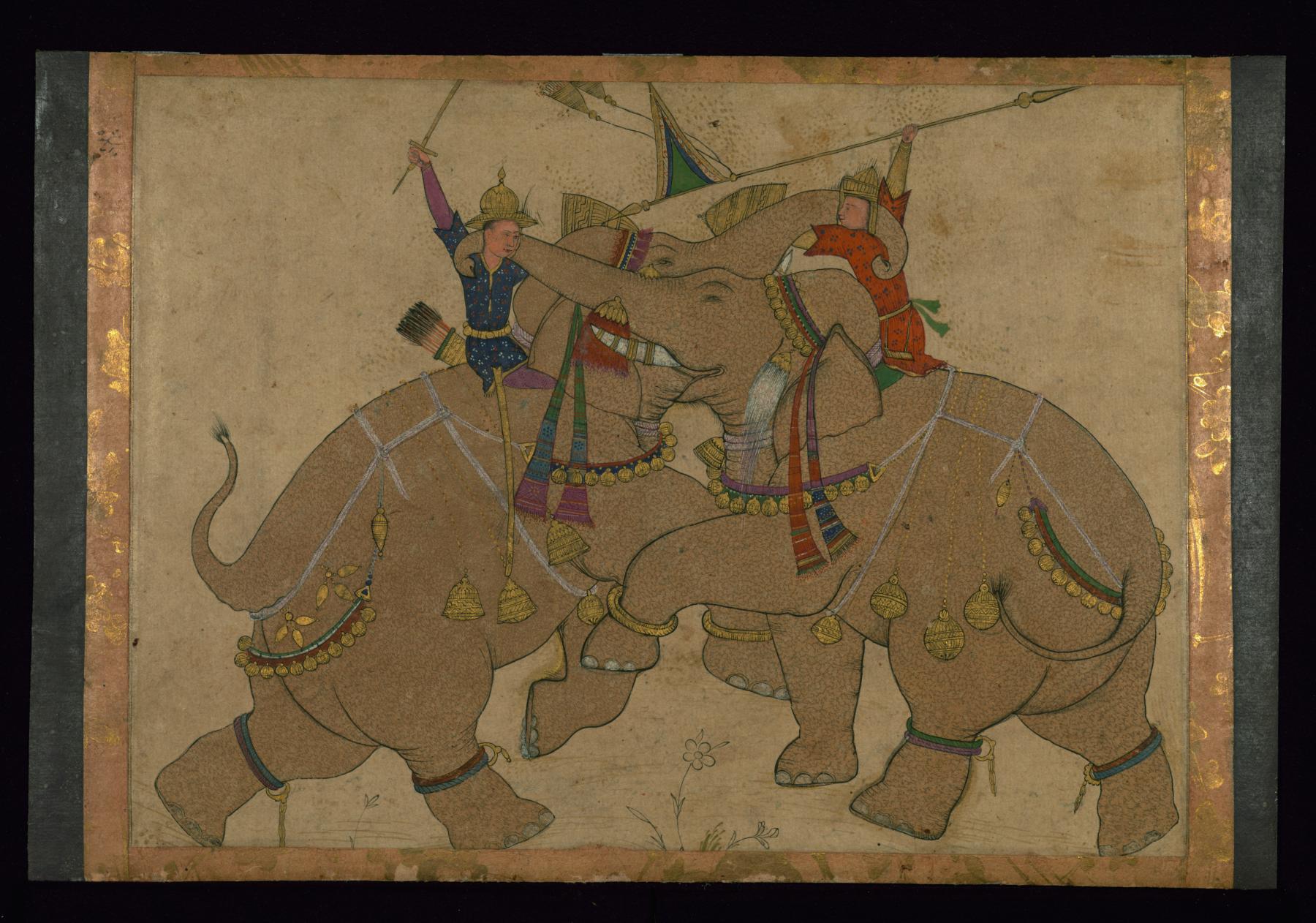 Elephant Combat | The Walters Art Museum