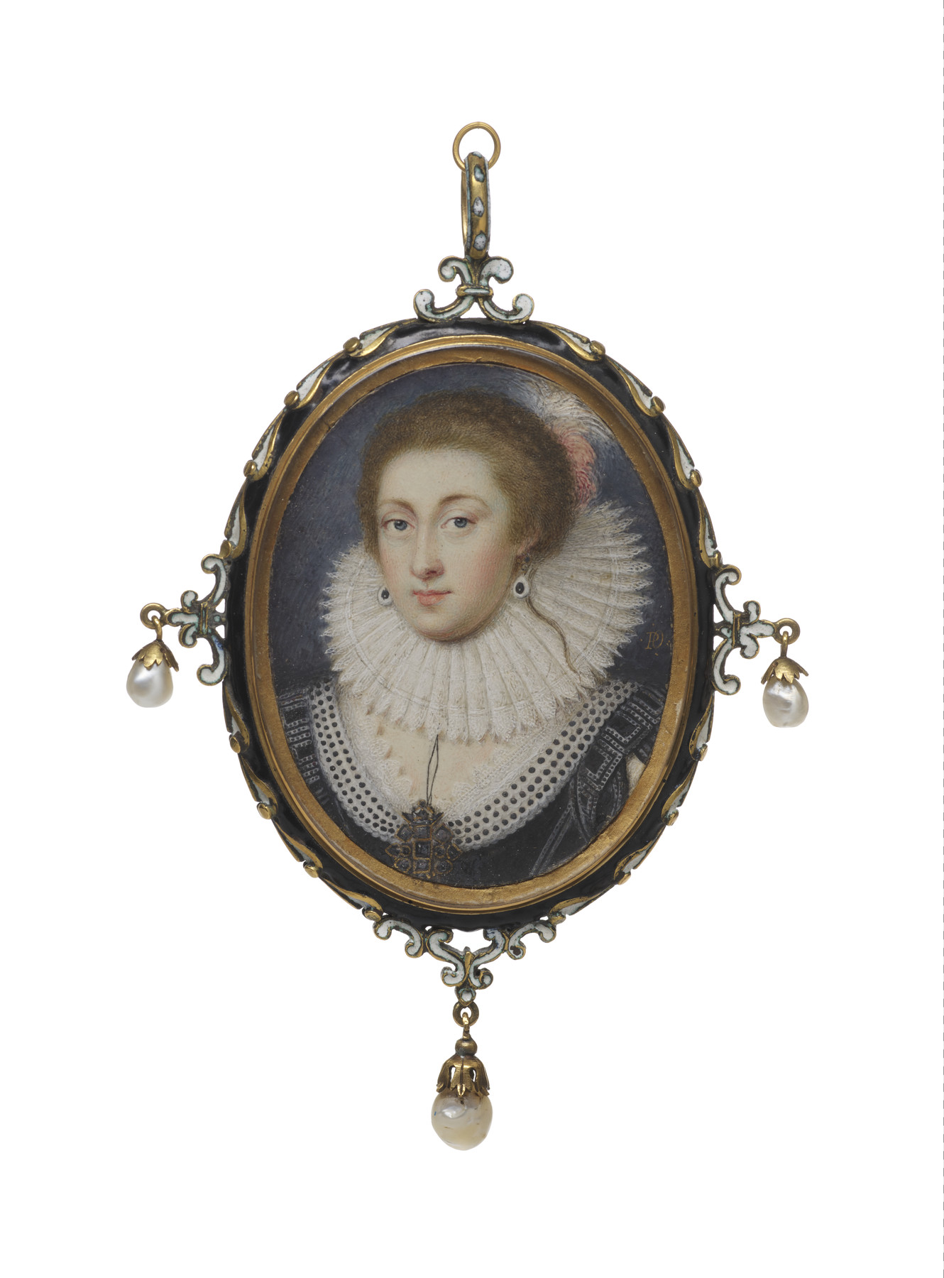 Peter Oliver, Portrait of Elizabeth Stuart, ca. 1618 (Baroque). Gift of ...