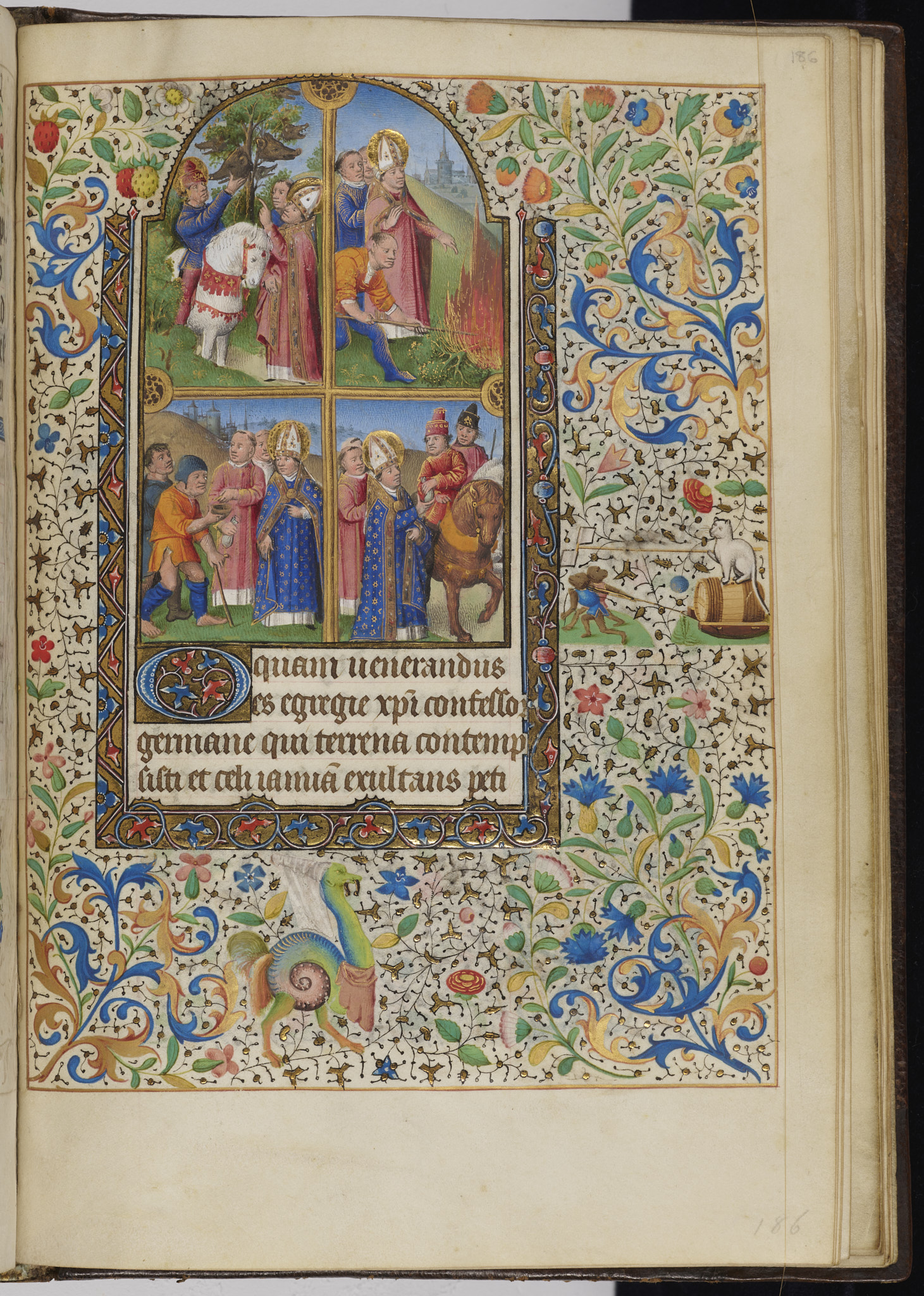 Book of Hours with Paris Calendar, 1450-1460. Acquired by Henry Walters ...