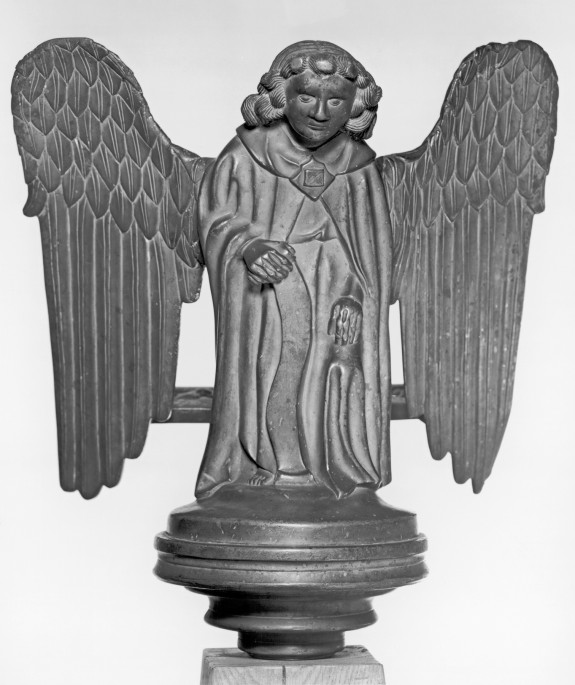 Statuette of the Evangelist Symbol of Matthew from a Lectern | 53.70 ...