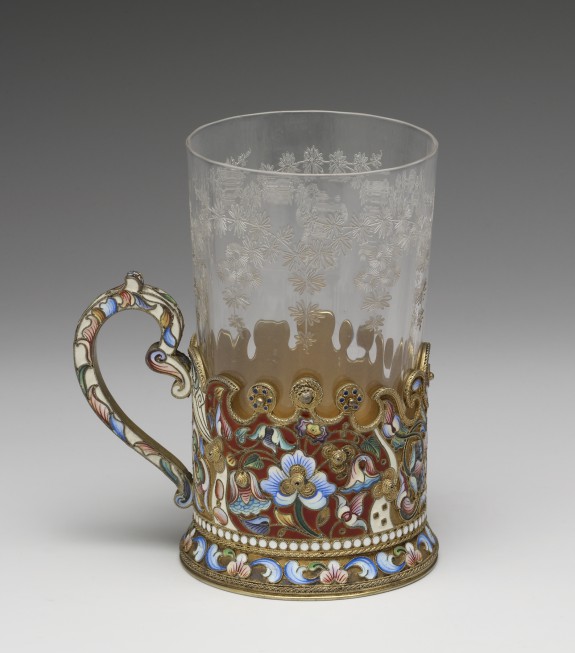Tea Glass Holder And Glass 44824 The Walters Art Museum
