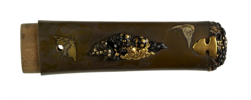 Tsuka with Chinese-style Lions and Butterflies | 51.1229.3B | The ...